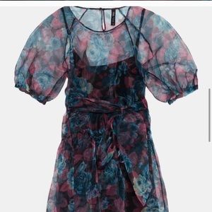 Zara | Dresses | Zara Organza Ruffle Dress | Poshmark